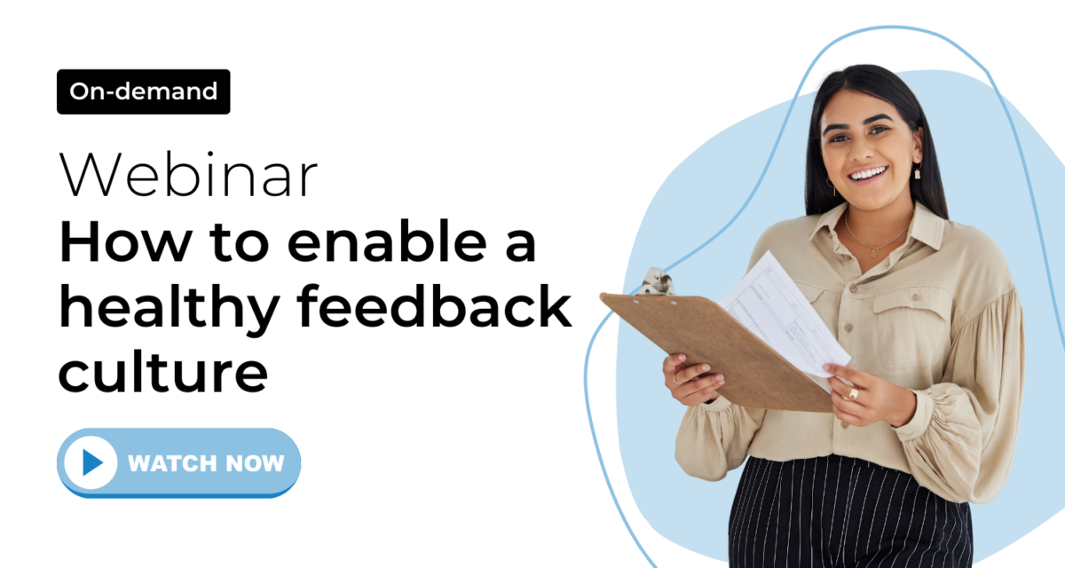 How to enable a healthy feedback culture at the workplace - Webinars ...